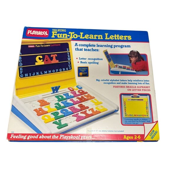Playskool | Toys | Vintage Playskool Talking Fun To Learn Letters ...